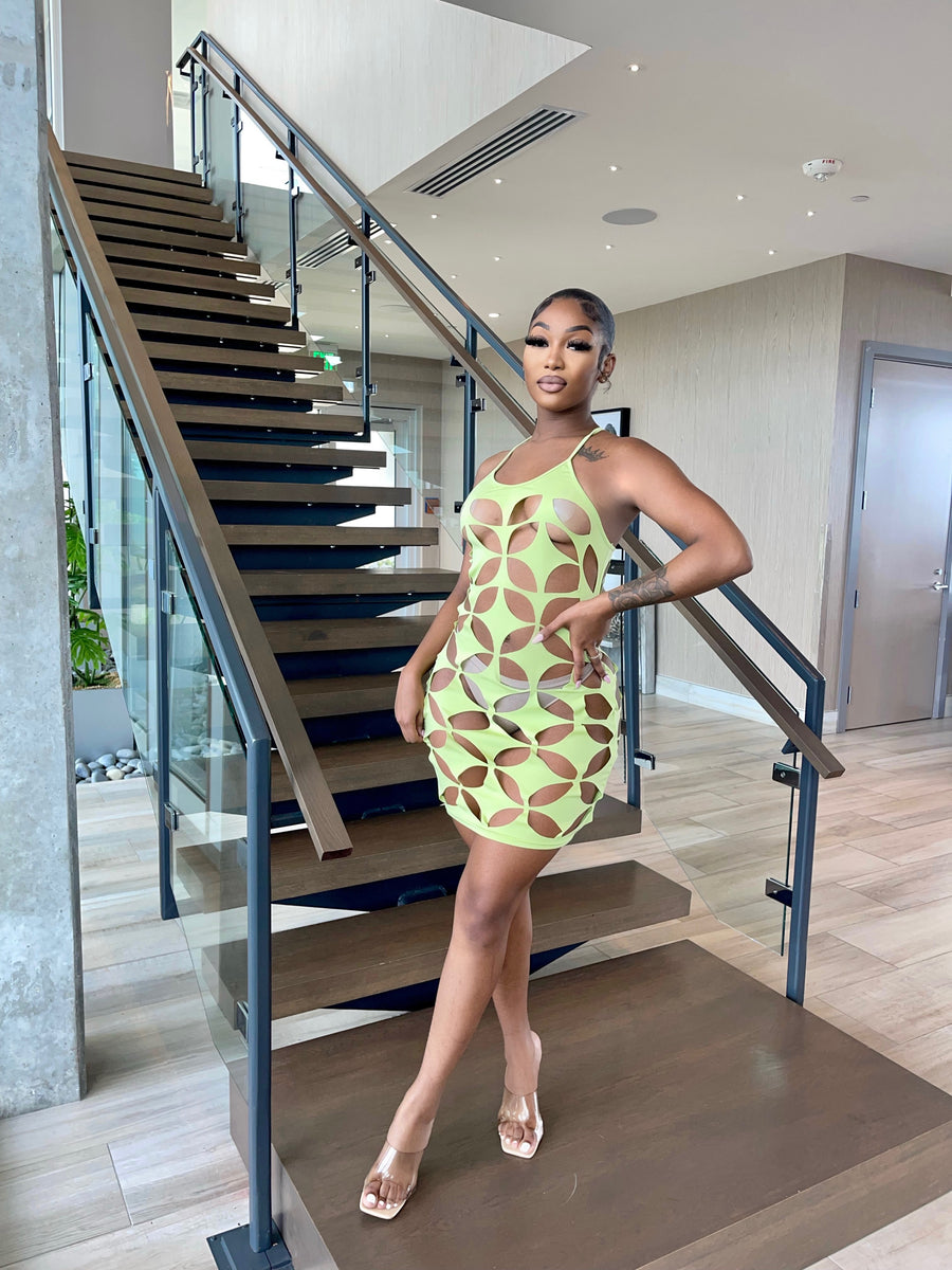 Caged dress – Aw'Chic